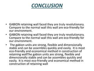 Gabion ppt | PPTX