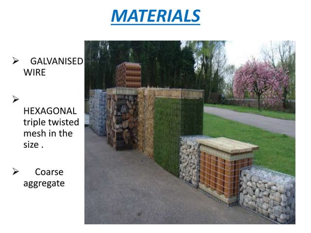 Gabion ppt | PPTX | Civil Engineering Industry | Industries