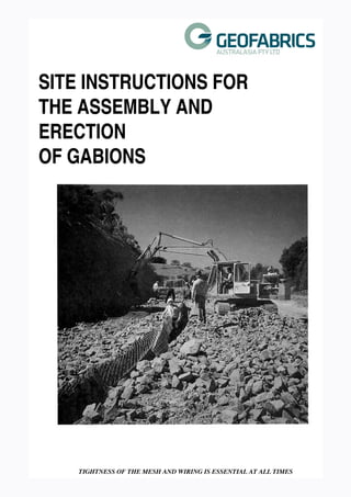 Gabions installation guideline | PDF