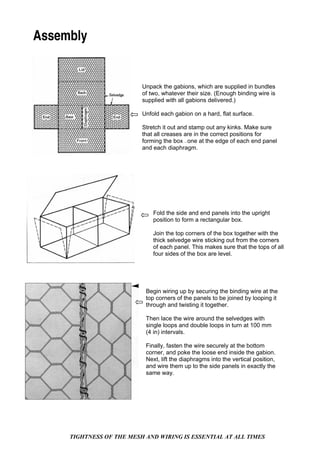 Gabions installation guideline | PDF