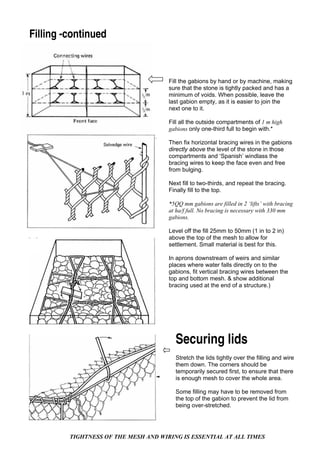 Gabions installation guideline | PDF