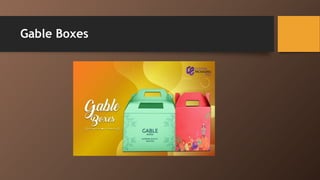 Gable BoxeS | PPTX | Business | Business and Finance