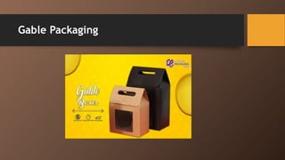 Gable BoxeS | PPTX | Business | Business and Finance