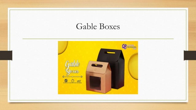 Gable Boxes | PPTX