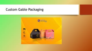 Custom Gable Boxes / Printed Gable Boxes | PPT