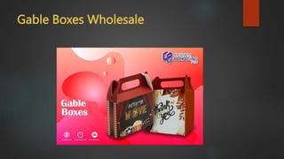 Gable Packaging | PPTX