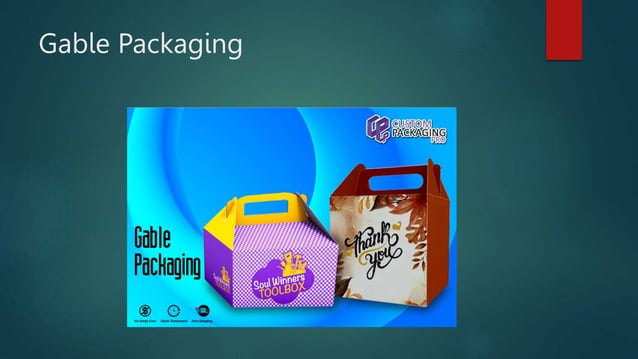 Custom Printed Gable Packaging/ Gable Packaging | PPTX