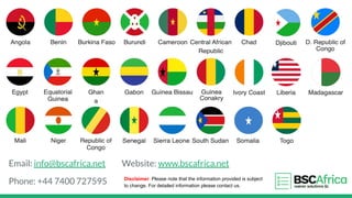 Gabon BIETC Certificate Procedure BSC Africa | PDF