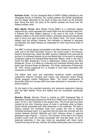 HPP Gabral Kalam HPP Seismicity Report.Doc