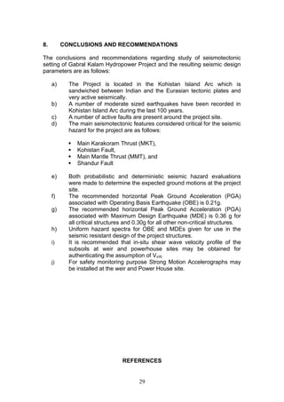 HPP Gabral Kalam HPP Seismicity Report.Doc