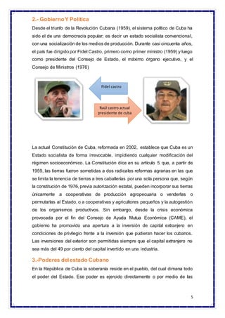 características de cuba | DOCX