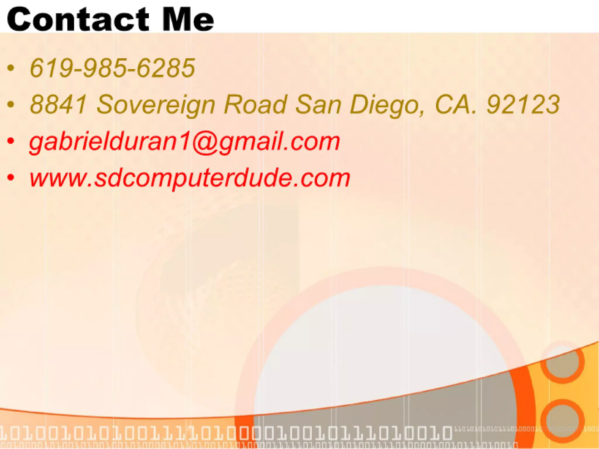 Gabriel Duran Profile | PPT