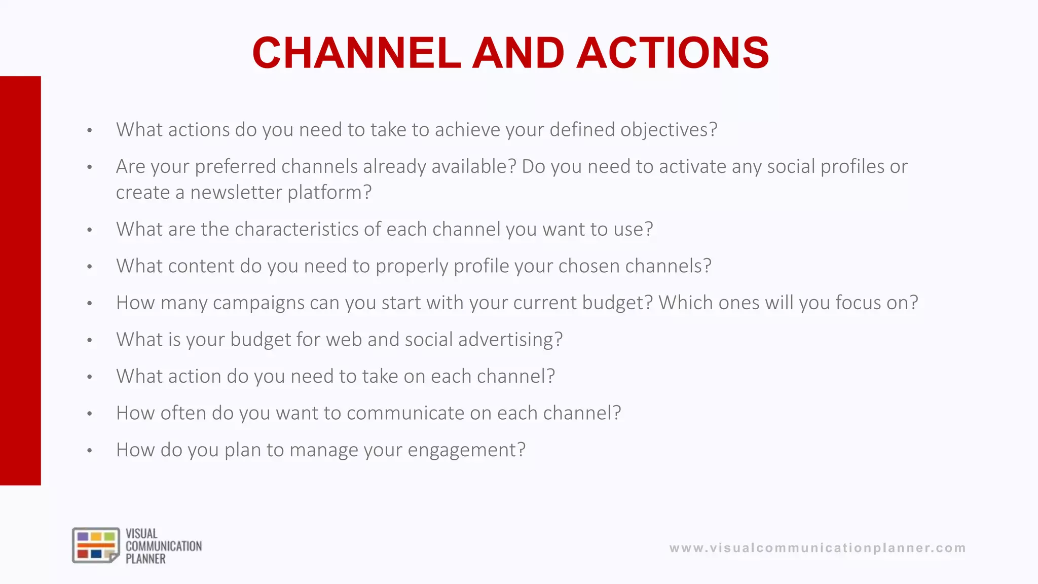 Visual Communication Planner | PPTX