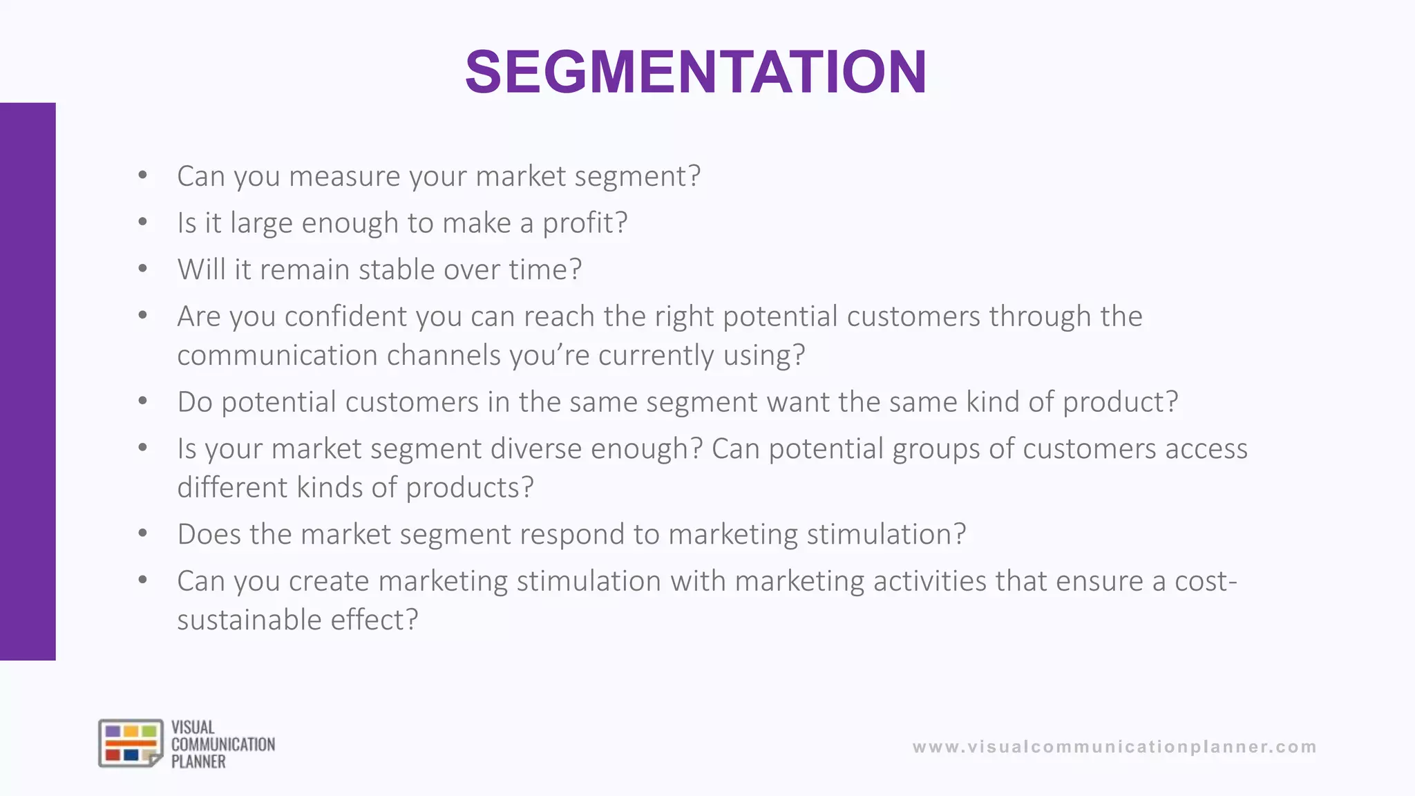 Visual Communication Planner | PPTX