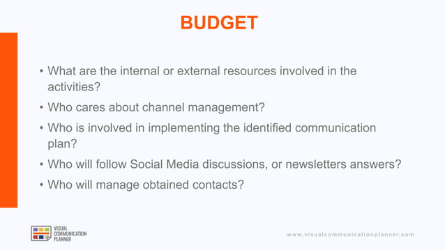 Visual Communication Planner | PPT
