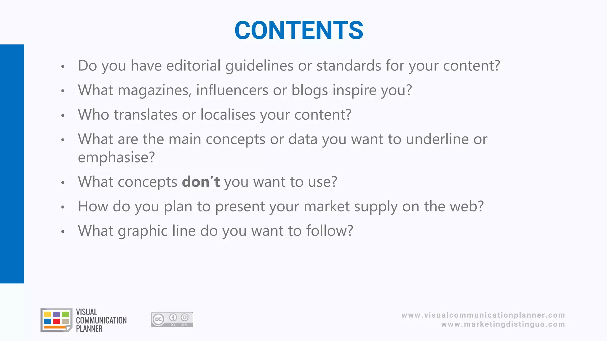 Visual Communication Planner 3: Strategy made easy | PPT