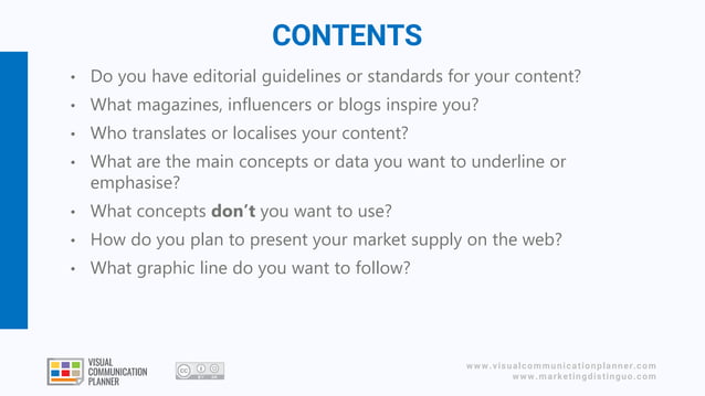 Visual Communication Planner 3: Strategy made easy | PPT