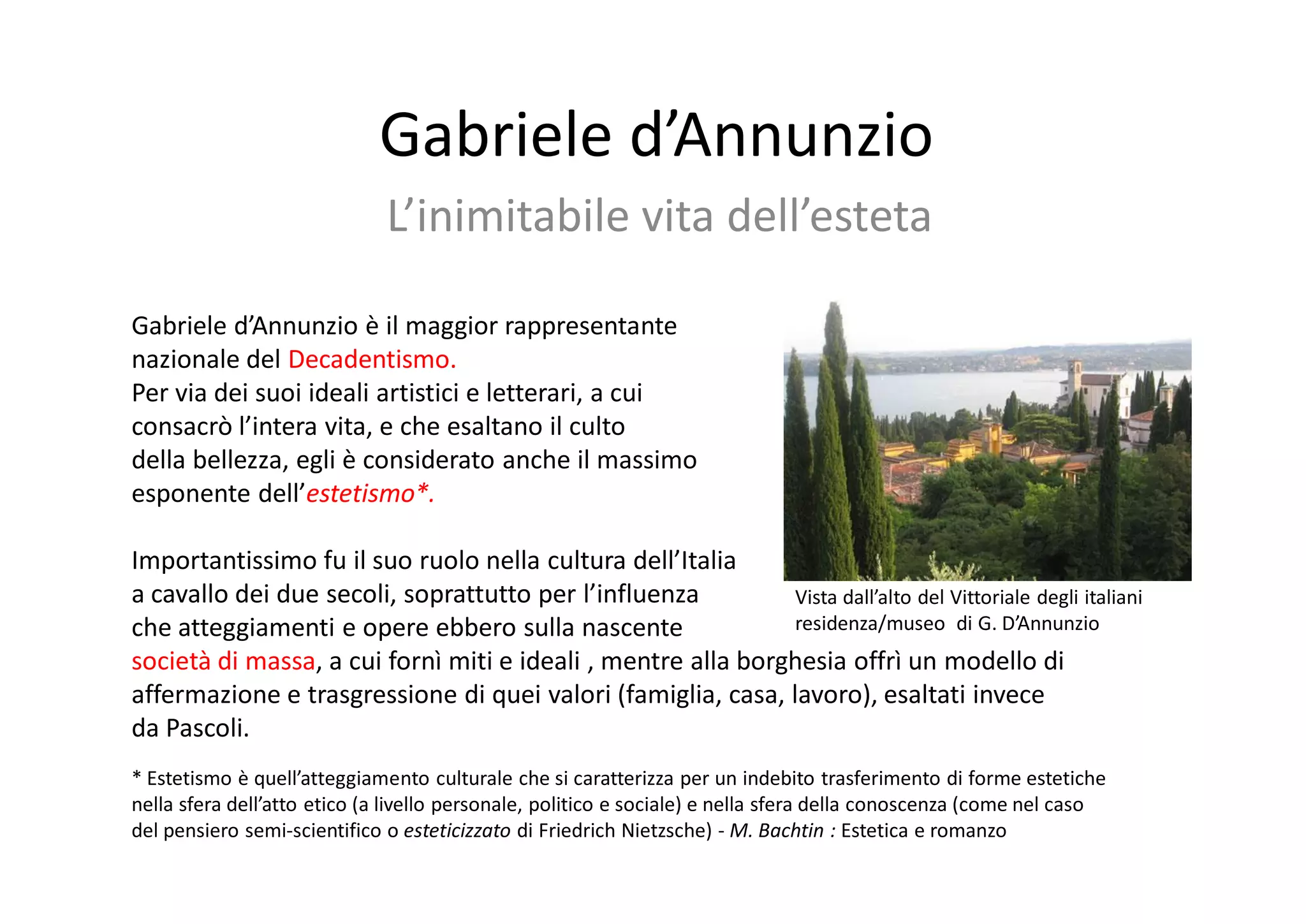 Gabrieledannunzio | PDF