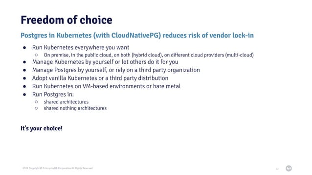 Why Run Postgres In Kubernetes Ppt 3138
