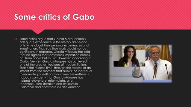 Gabriel garcia marquez | PPTX
