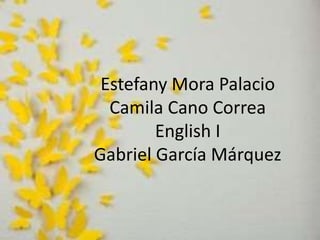 Presentation of Gabriel García Márquez | PPTX