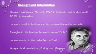 Gabriel garcia marquez_-_lac_-_tyler_napier_(2)_(1) | PDF | Genres