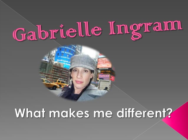Gabrielle A Ingram | PPTX