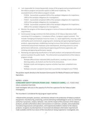 Gabriel Muniz FDA Only Resume | PDF