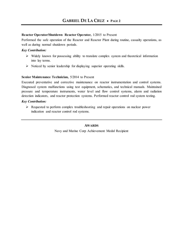 Gabriel resume | DOCX | Technology & Computing