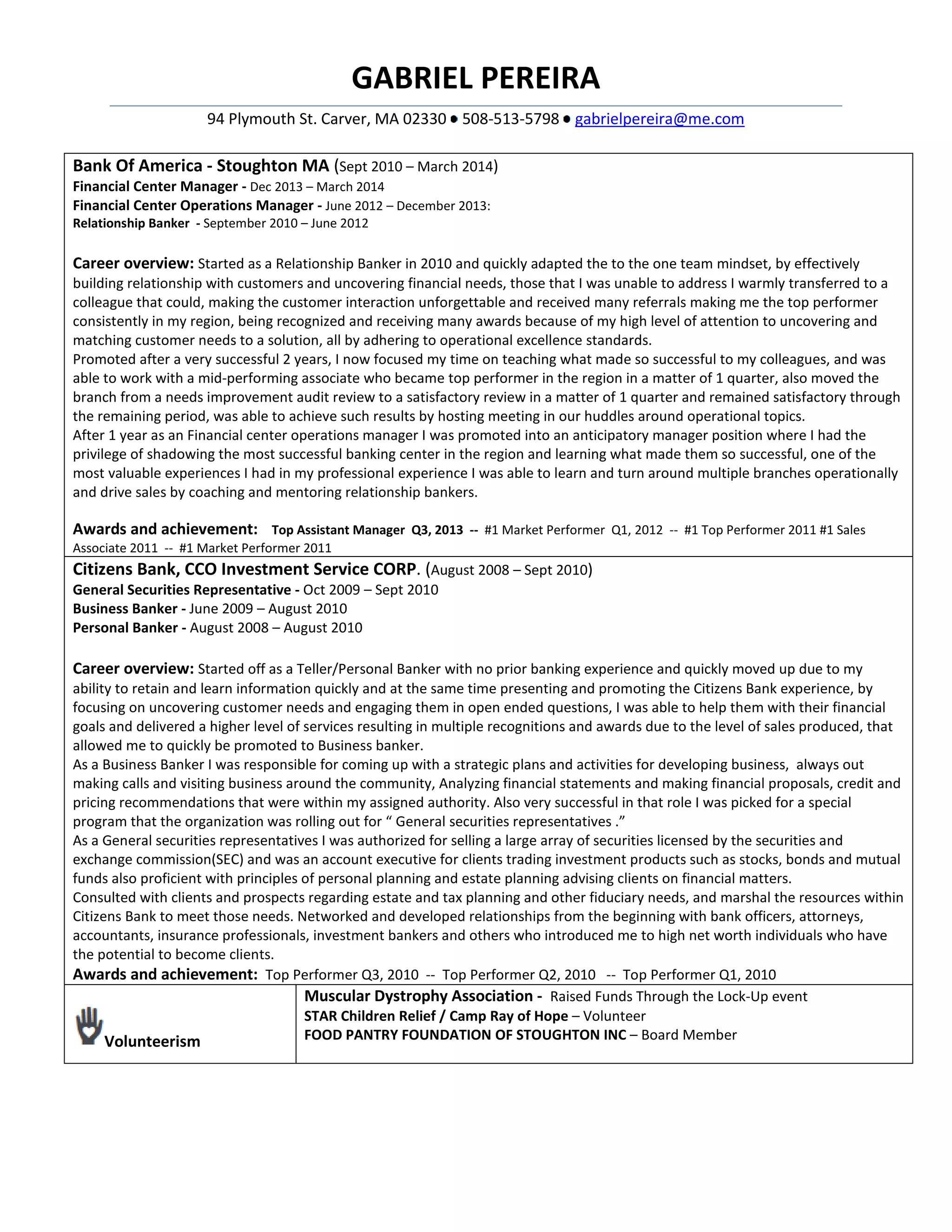 Gabriel's 2016 Resume | PDF