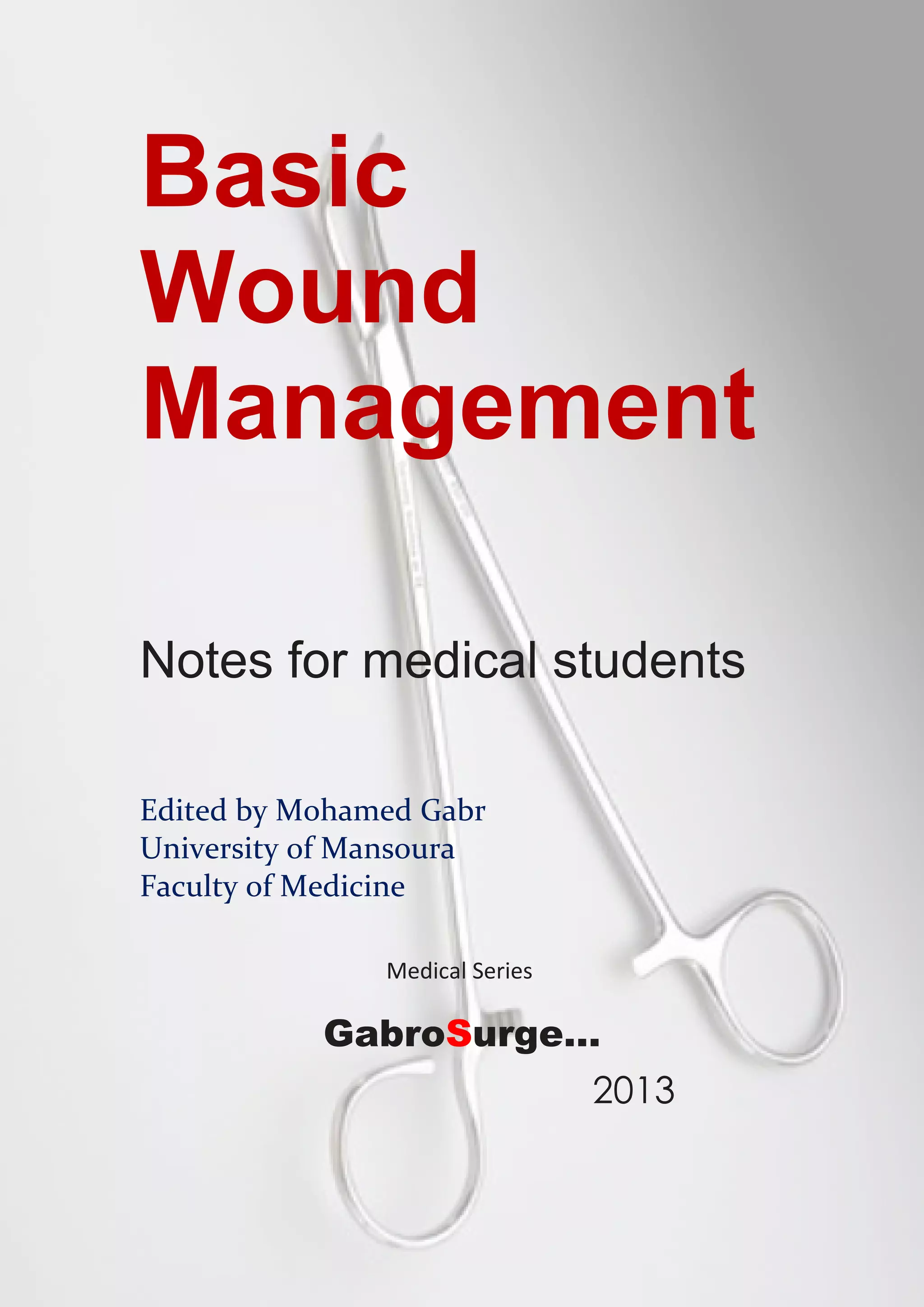 Basic wound management | PDF