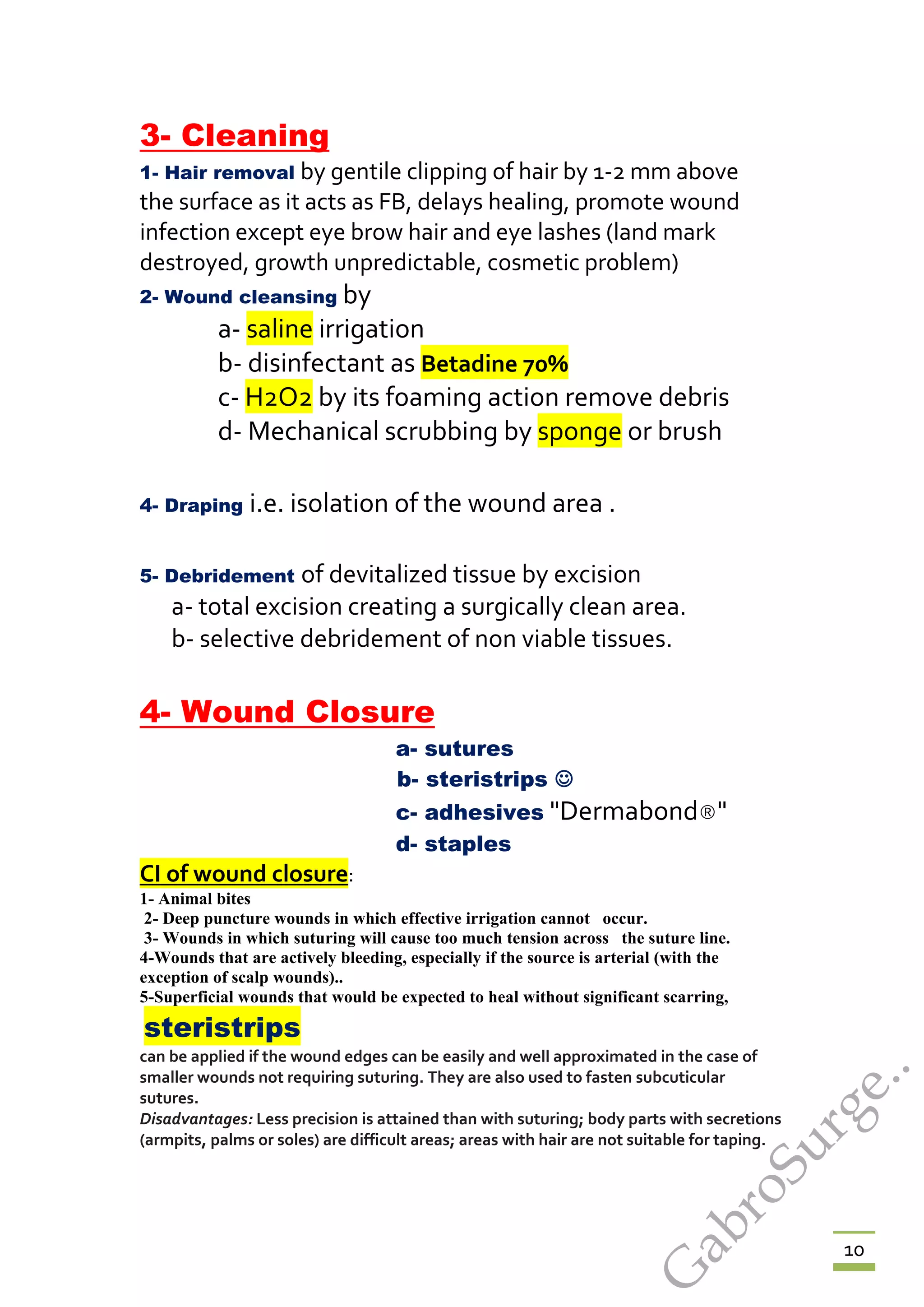 Basic wound management | PDF