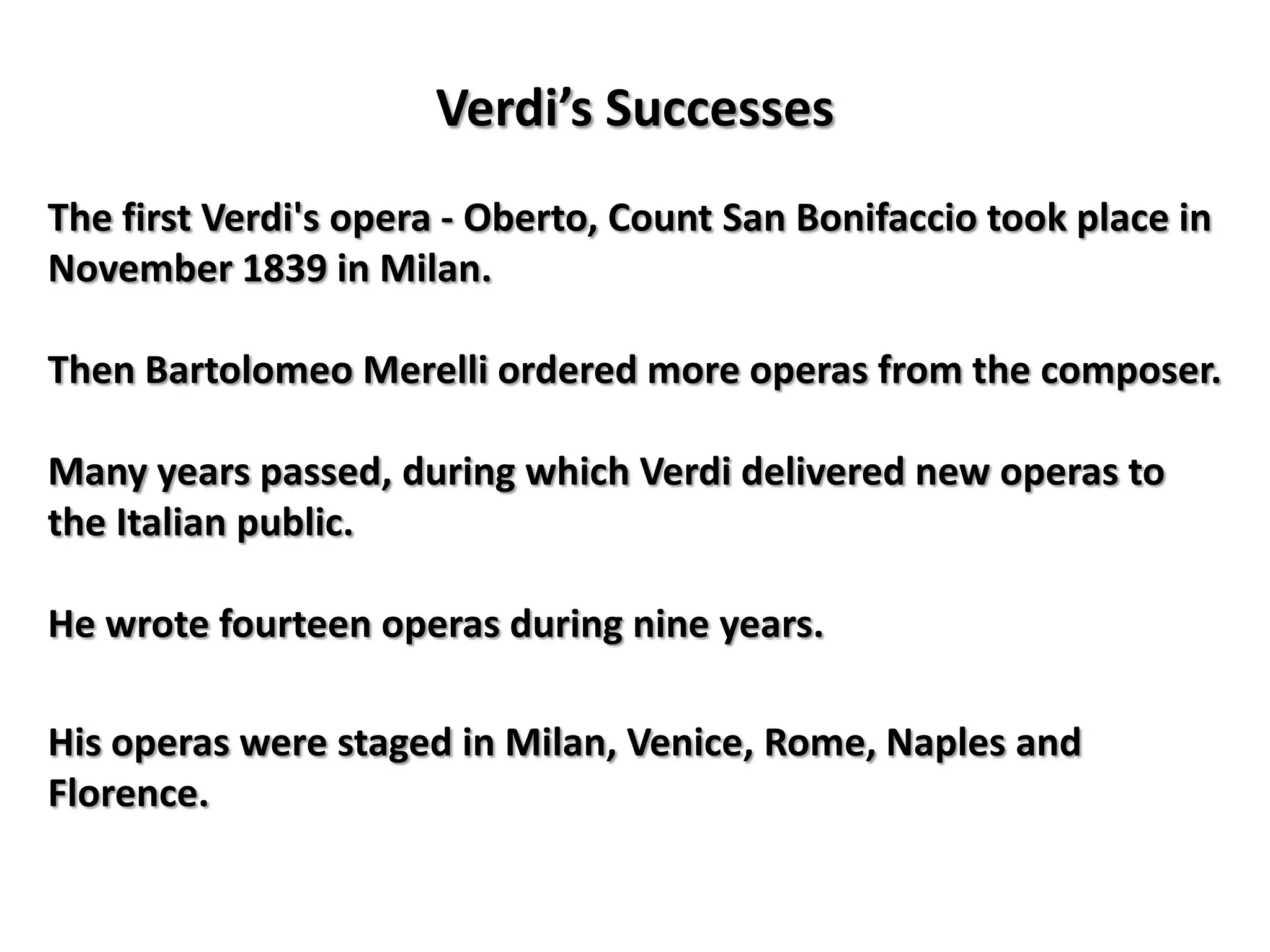 Giuseppe Verdi by Gabriela Blandzi | PPTX