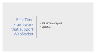 Building Real time Application with Azure SignalR Service | PPT