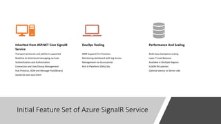 Building Real time Application with Azure SignalR Service | PPT