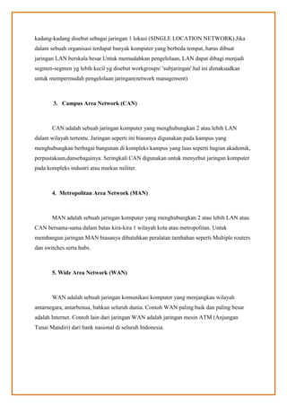 Makalah Jaringan Komputer | DOCX