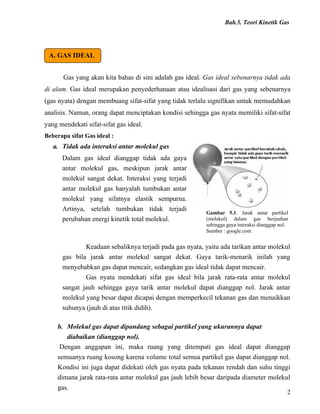 Teori Kinetik Gas | PDF