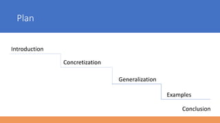 General concretization | PPT