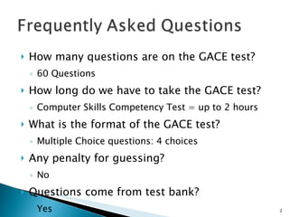 Gace Outline | PPT