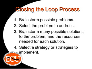 Closing the Loop | PPT