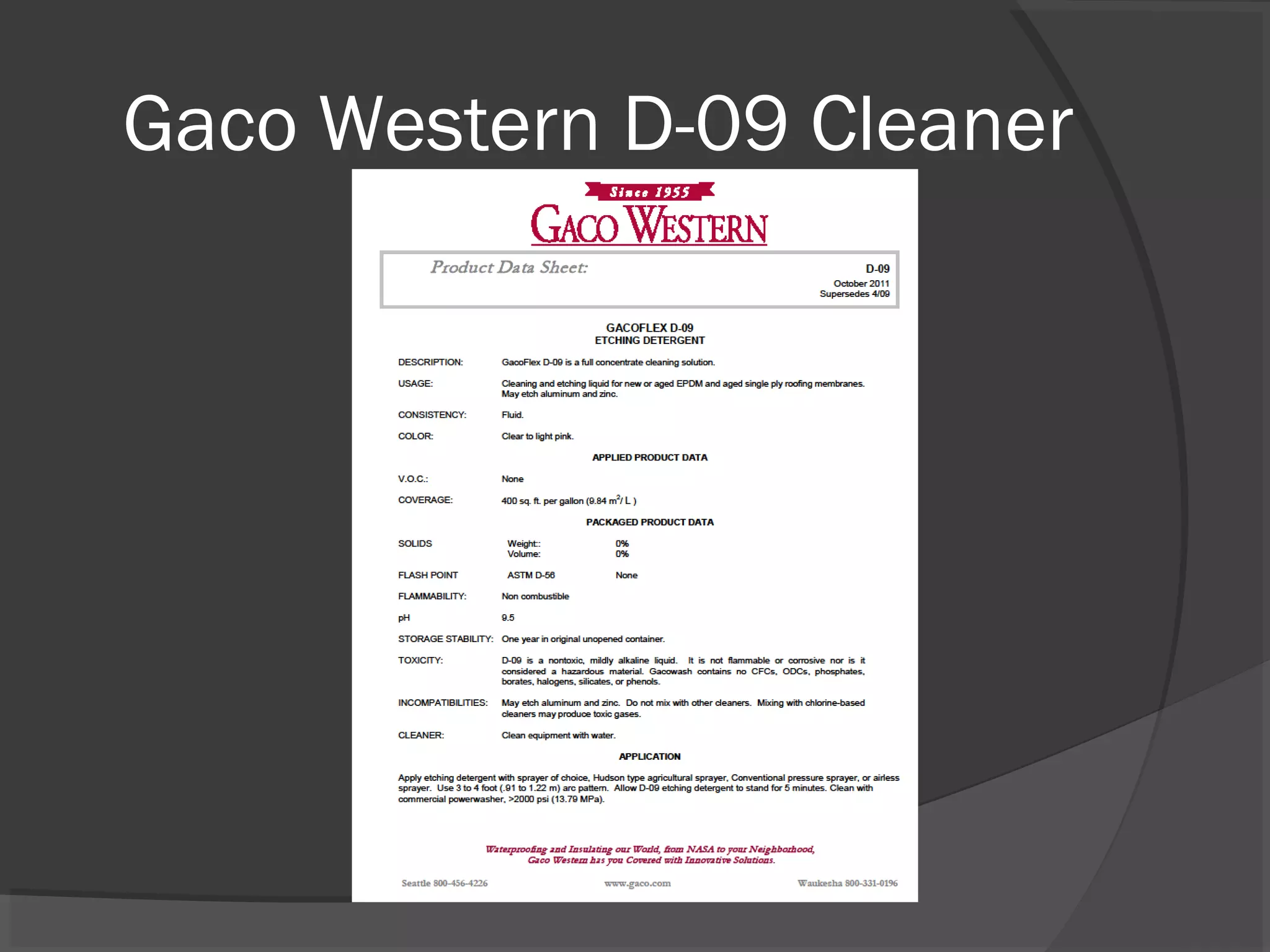 Gaco Western Presentation | PPT | Construction Industry | Industries