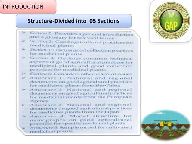 Notes on GACP Guidelines part of herbal Drug Technology | PPTX | Skin ...
