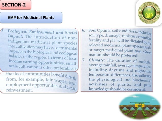 Notes on GACP Guidelines part of herbal Drug Technology | PPTX | Skin ...