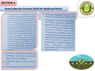 Notes on GACP Guidelines part of herbal Drug Technology | PPTX