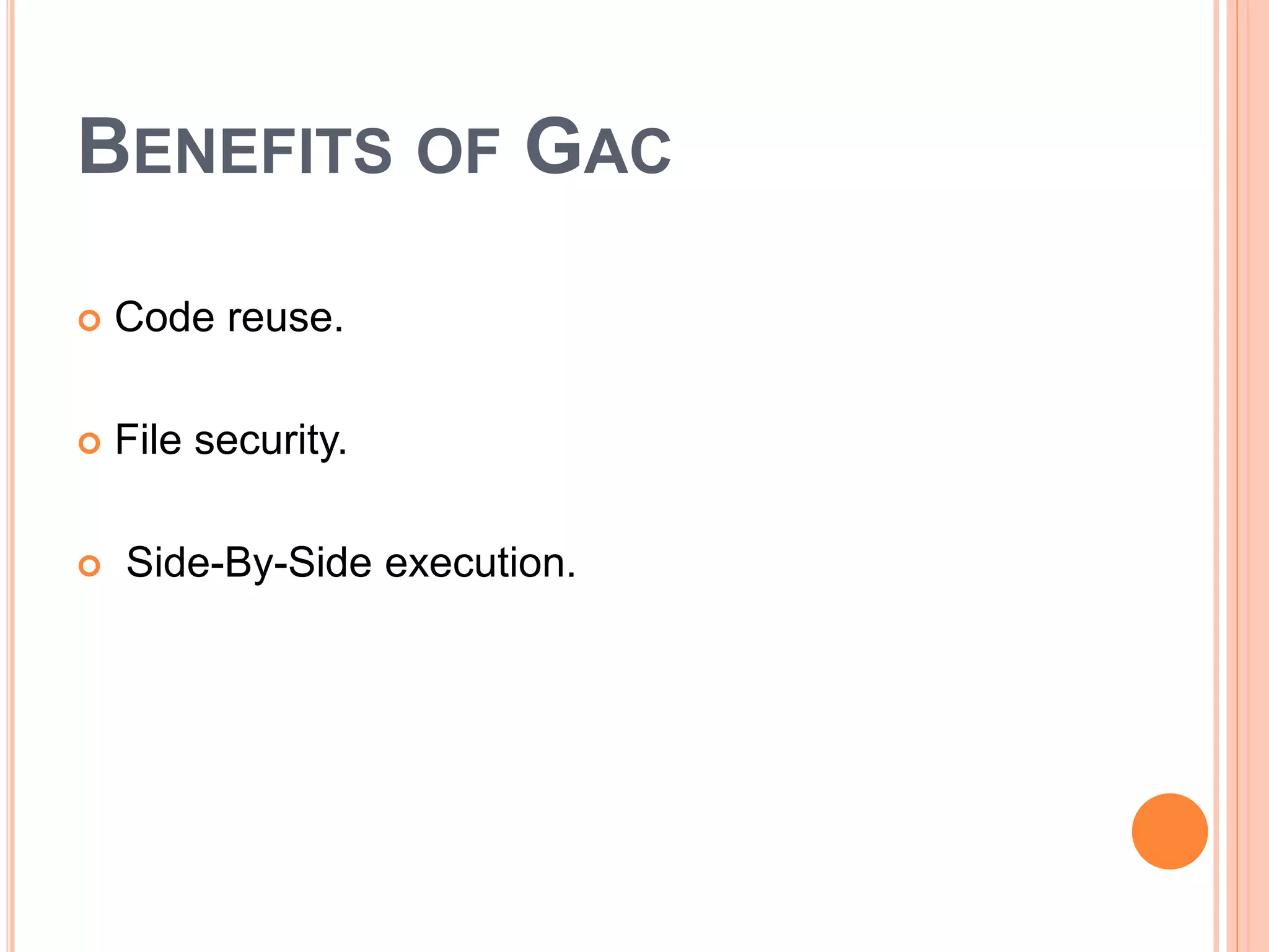 C# Global Assembly Cache | PPT