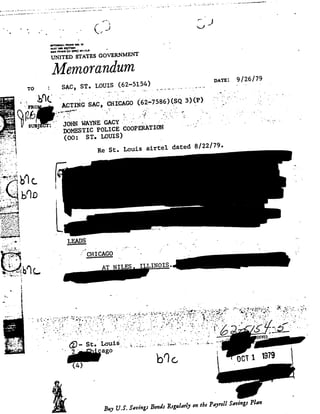 John Wayne Gacy FBI Files | PDF