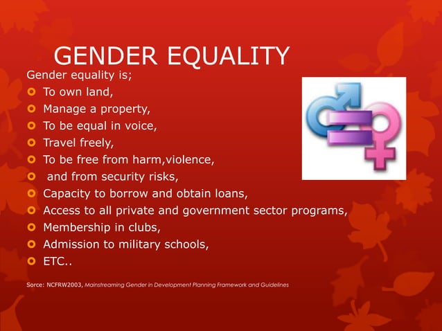 GAD- GENDER AND DEVELOPEMENT | PPTX | Debated Sensitive Social Issues ...