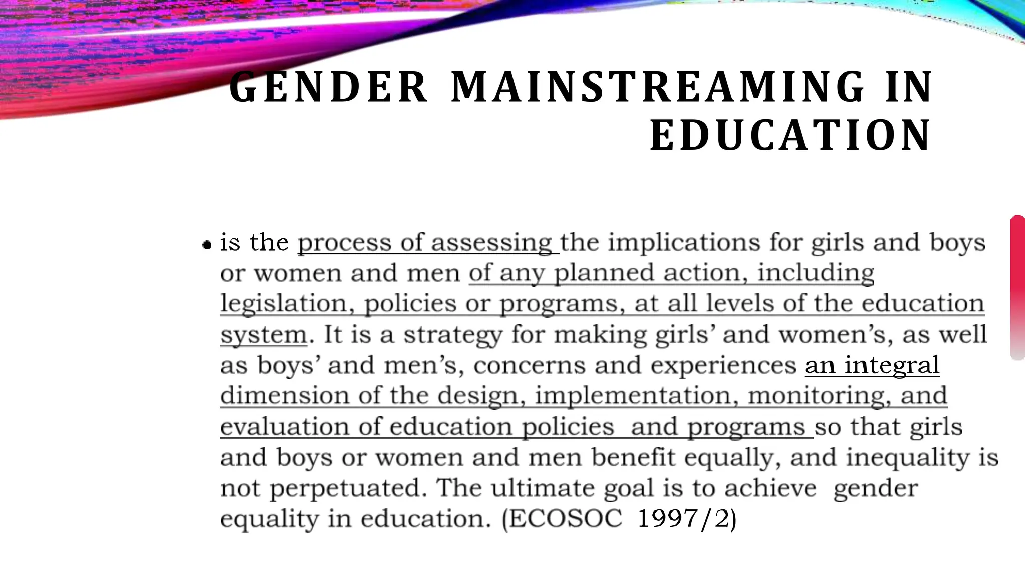 Gender and Development Presentation for INSET | PPTX