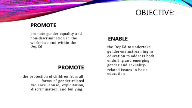 Gender and Development Presentation for INSET | PPTX