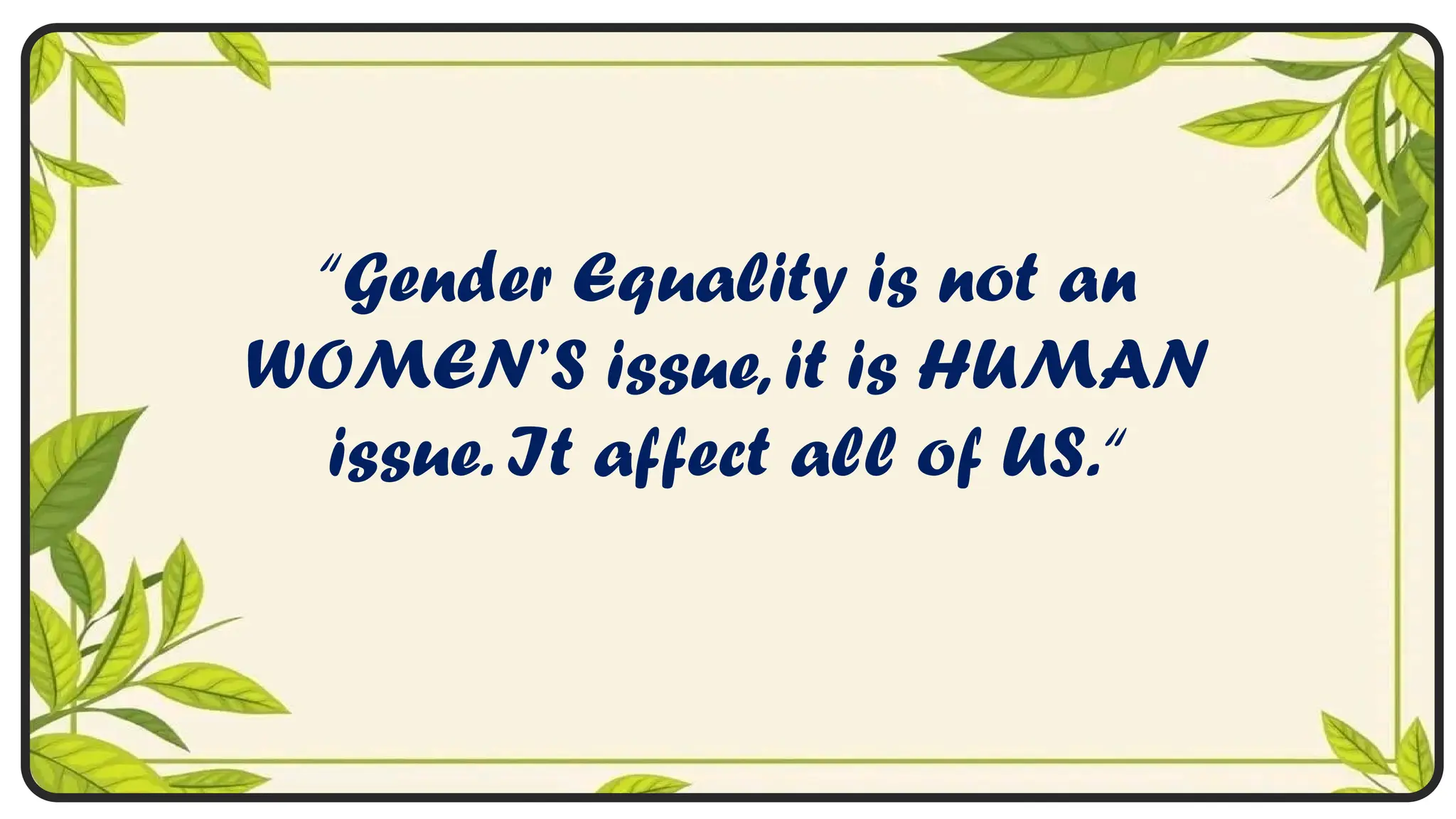 Gender and development power point presentation. | PPT